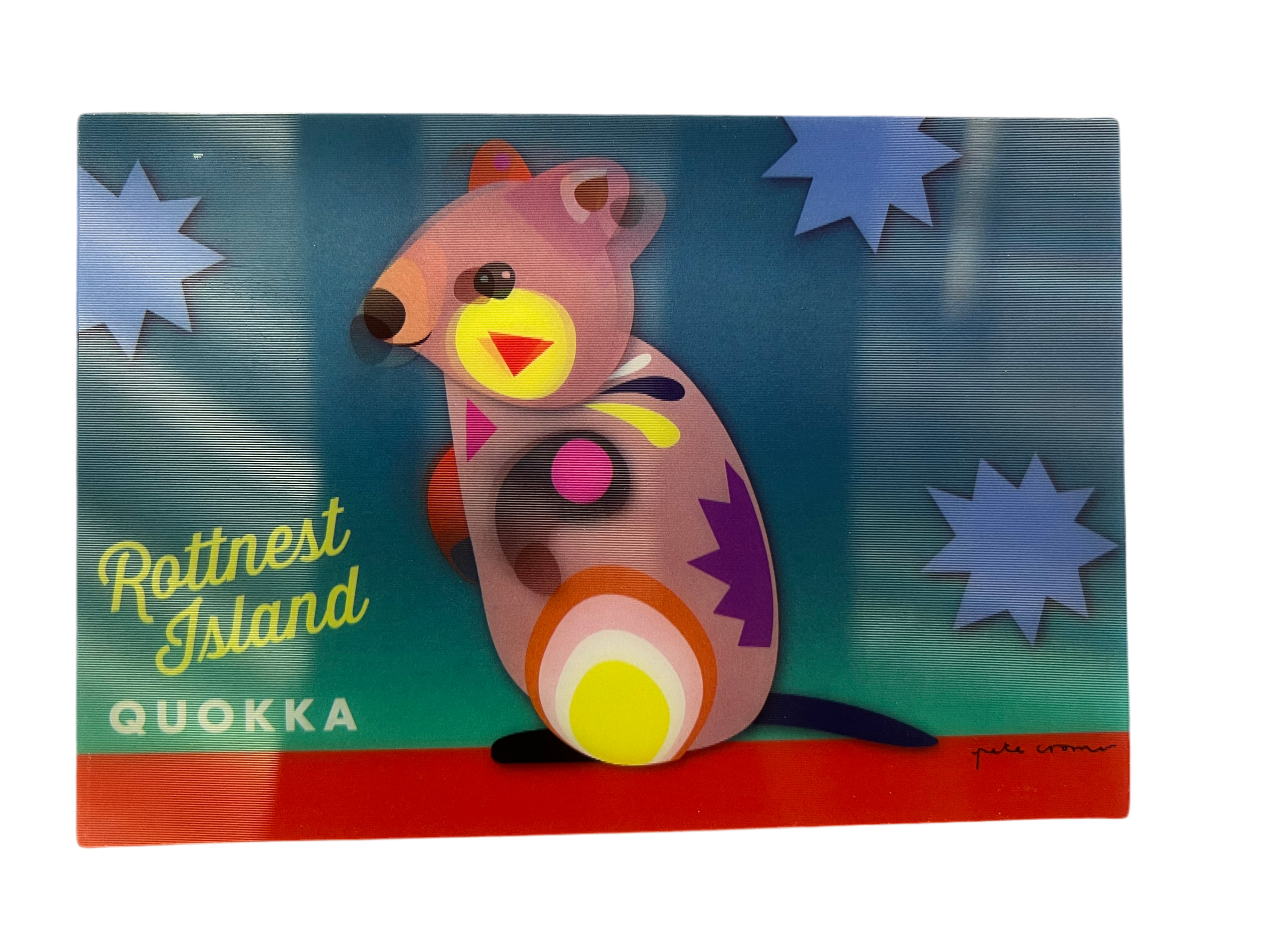 3D postcard Cromer quokka – Island Gypsy Rottnest