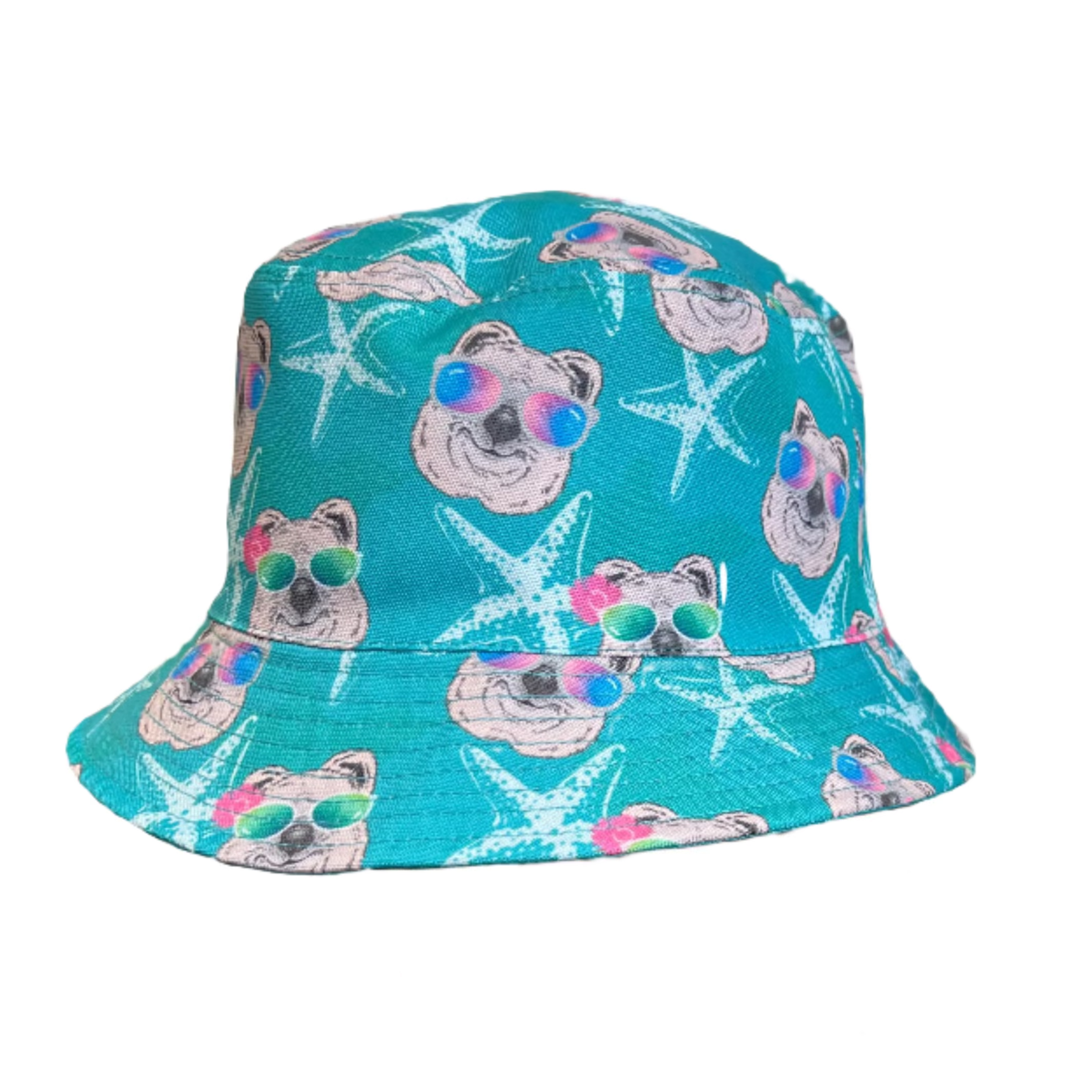 Reversible Recycled Quokka Bucket Hat – Island Gypsy Rottnest